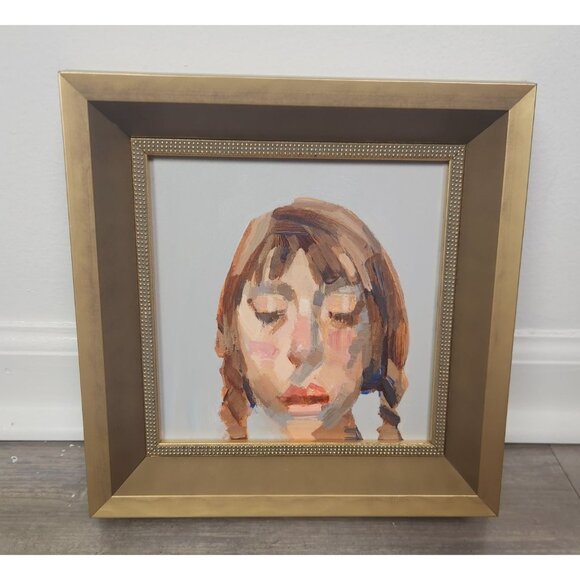 Judy Friday | Art | Judy Friday Head Series 5 Acrylic On Board 6x6 220 ...